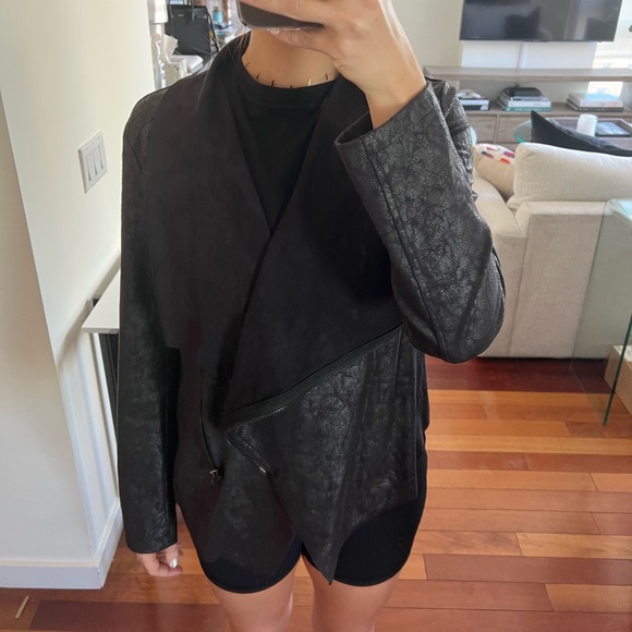 Vigoss | Jackets & Coats | Vigoss Flyaway Faux Leather Jacket | Poshmark